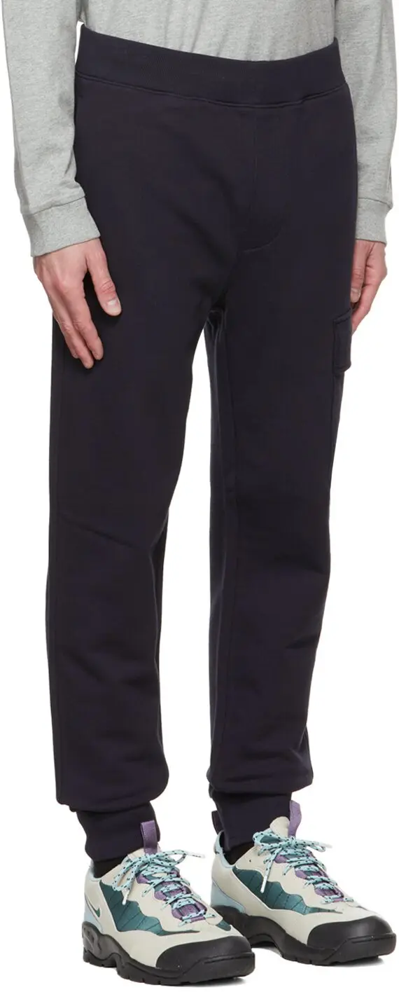 C.P. COMPANY Lens-detail Cargo Sweatpants - Black