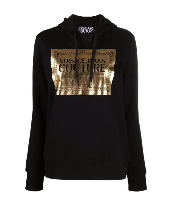 Versace Logo Print Hoodie