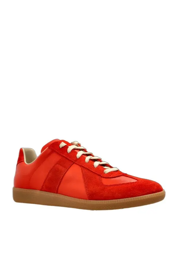MAISON MARGIELA Replica Lace-up Sneakers - Red