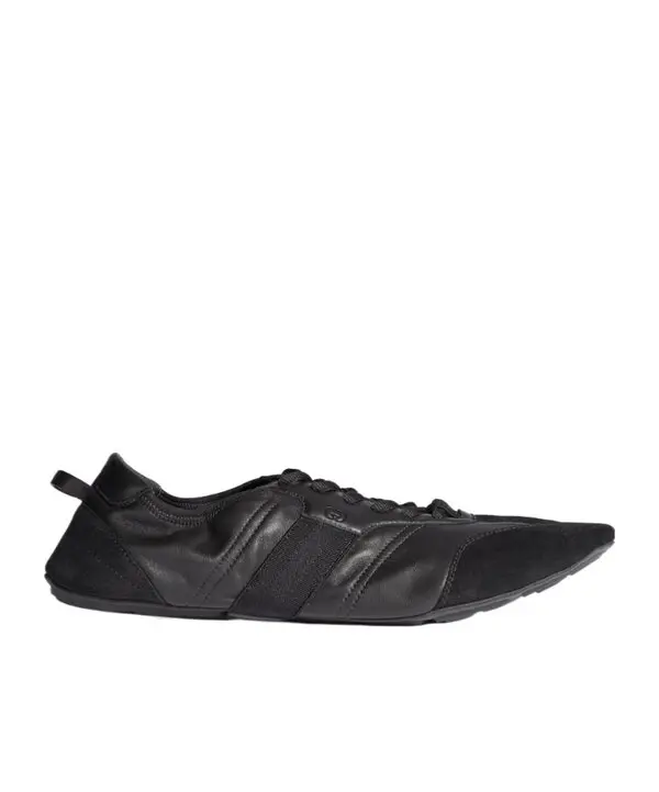 Gucci Suede And Leather Flex Sneakers