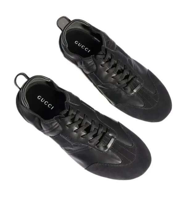 Gucci Suede And Leather Flex Sneakers