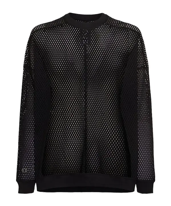Rick Owens Champion Jumbo Mesh Sweatshirt