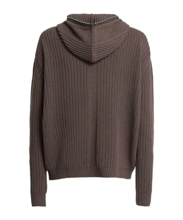 Rick Owens Zipped Wool Hoodie