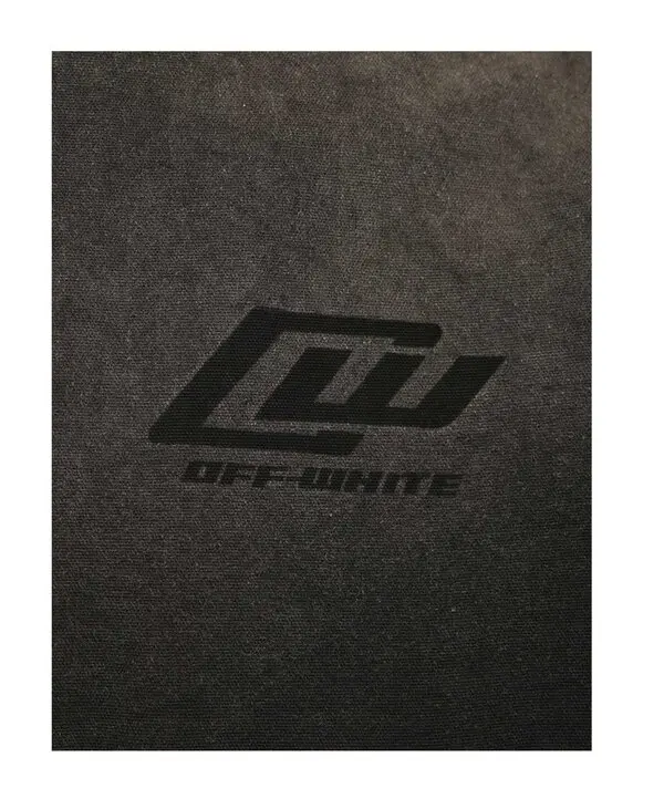 Off-White Cotton Bomber Jacket - Black