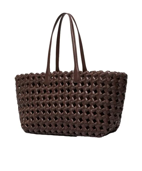 Marella Large Woven Shopping Tote