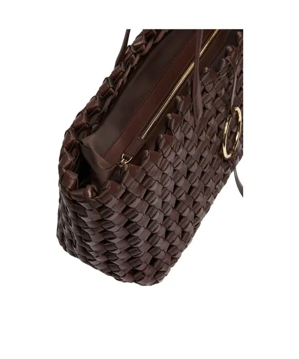 Marella Large Woven Shopping Tote