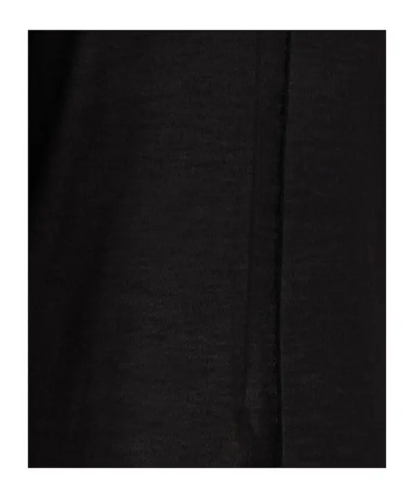 Rick Owens Level Turtleneck Wool Knit Top - Black