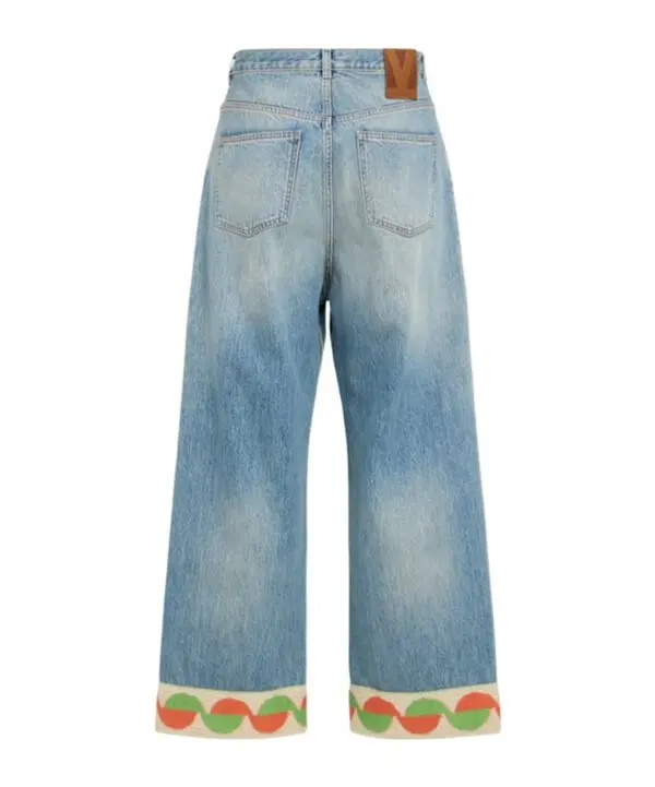 Valentino Garavani Straight Leg Denim Pants
