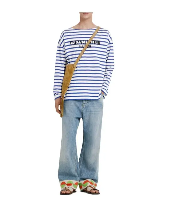 Valentino Garavani Straight Leg Denim Pants