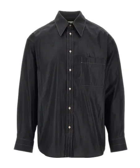 LEMAIRE Topstitched Buttoned Shirt