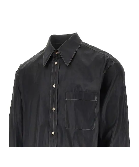 LEMAIRE Topstitched Buttoned Shirt