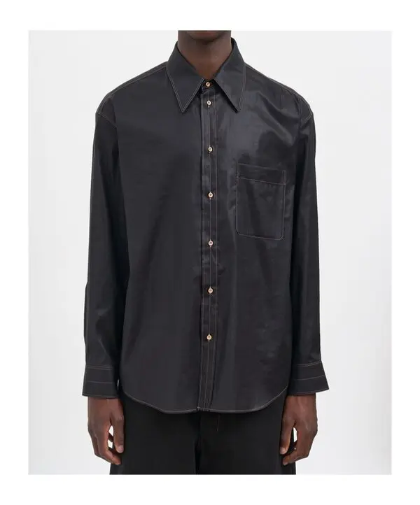 LEMAIRE Topstitched Buttoned Shirt