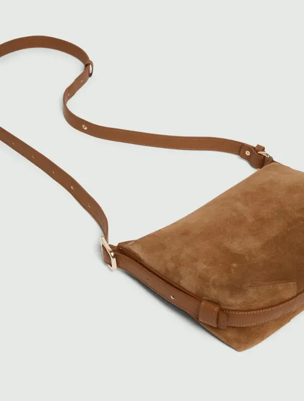 Marella Compact Suede Bucket Bag