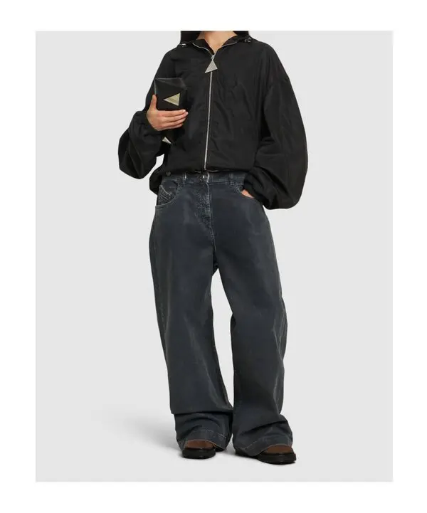 Attico Belt-loop Jeans - Navy Blue