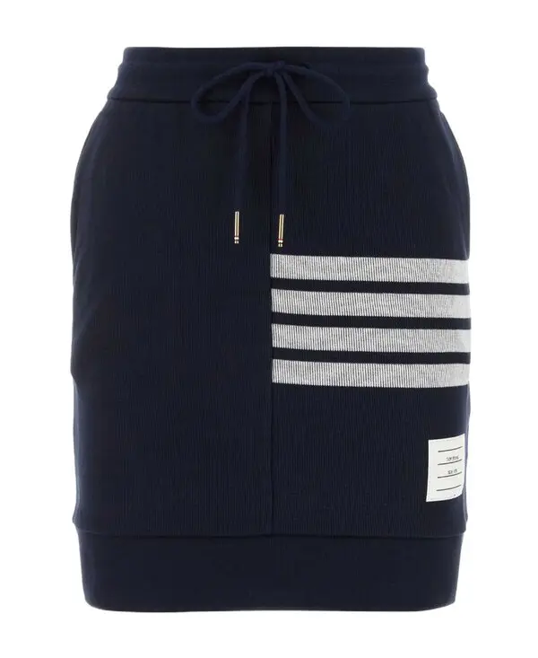 Thom Browne 4-bar Stripe Mini Skirt - Navy Blue