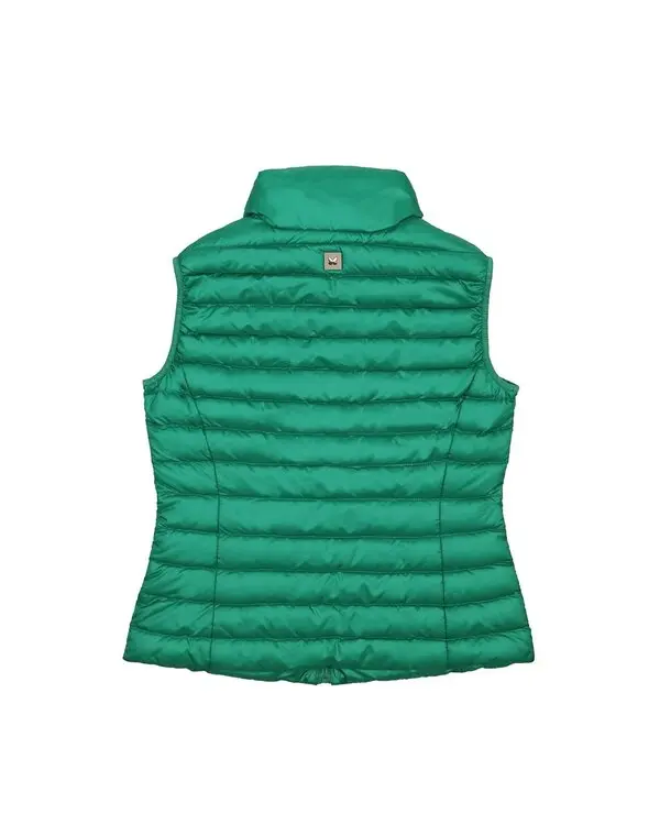 Max Mara Quilted Logo Vest - Green