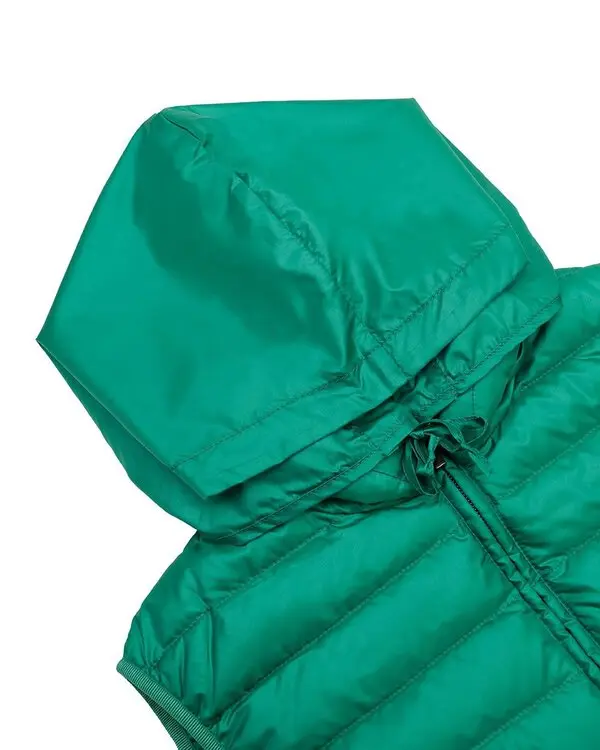 Max Mara Quilted Logo Vest - Green