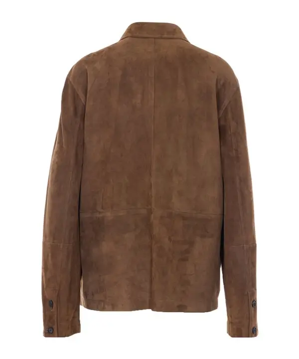 THE ROW Long-sleeve Leather Jacket