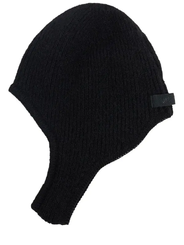 Jacquemus La Capuche Gros Grain Hat - Black