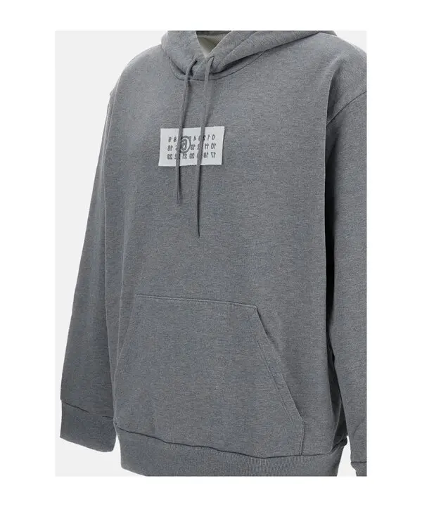 MAISON MARGIELA Logo Patch Cotton Hoodie