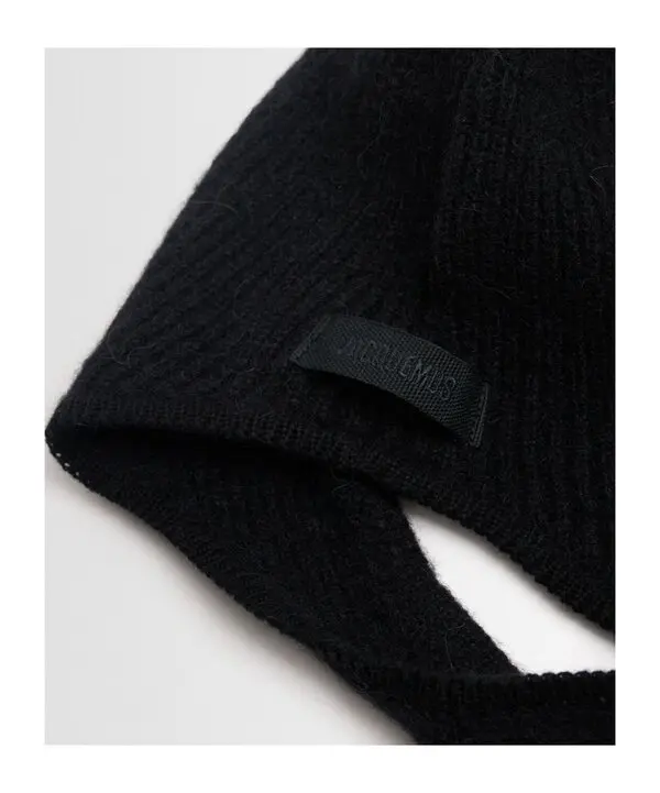 Jacquemus La Capuche Gros Grain Hat - Black