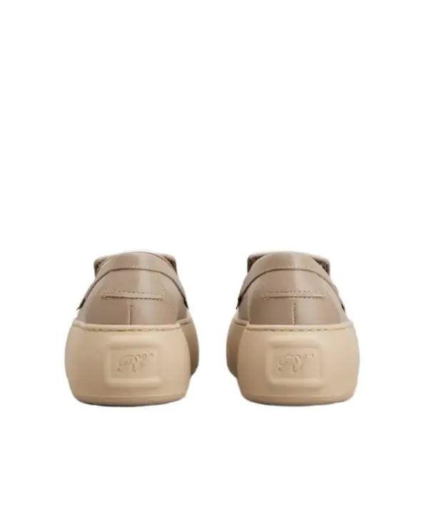 ROGER VIVIER Viv' Up Loafers In Leather - Grey