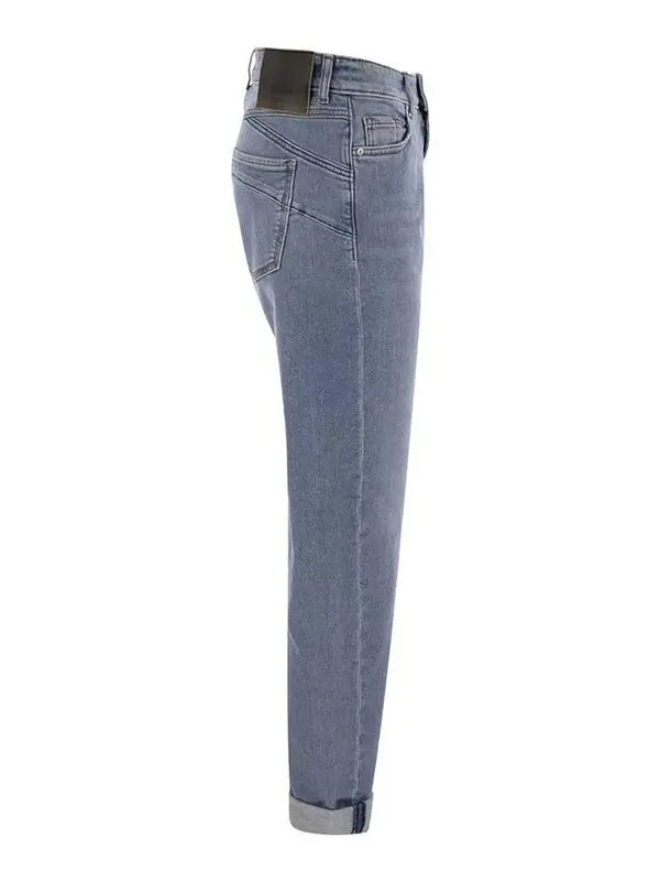 Sportmax Straight Leg Jeans With Belt Loops - Gray