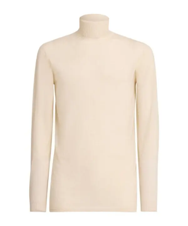 Rick Owens Level Turtleneck Wool Knit Top