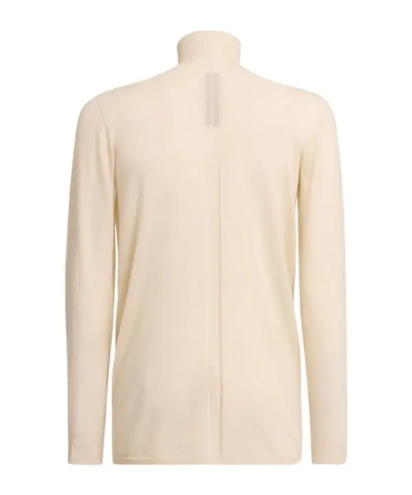 Rick Owens Level Turtleneck Wool Knit Top