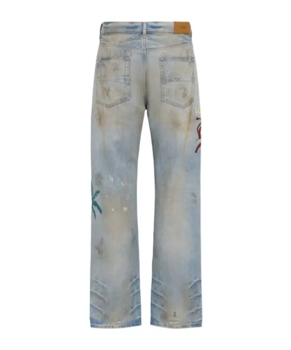 Amiri Sinner Embroidered Jeans