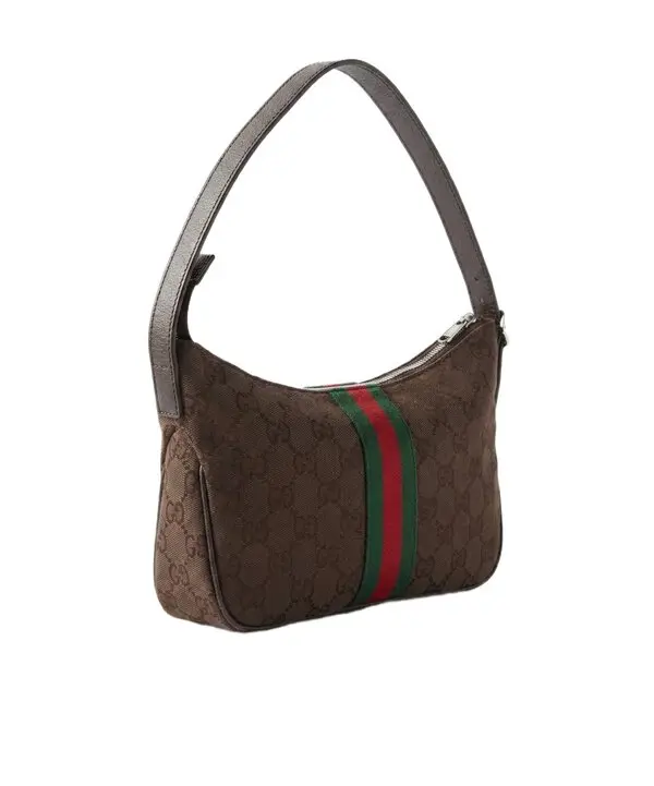 Gucci Lunetta Small Crossbody Bag - Dark Brown