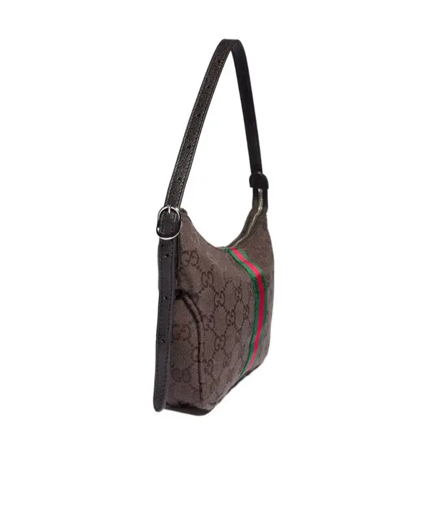 Gucci Lunetta Small Crossbody Bag - Dark Brown