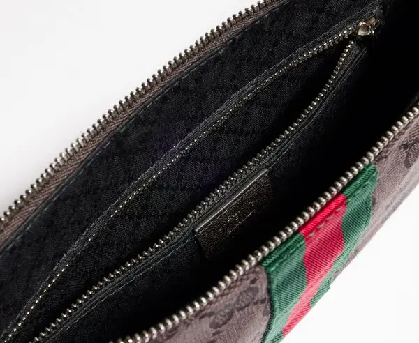 Gucci Lunetta Small Crossbody Bag - Dark Brown