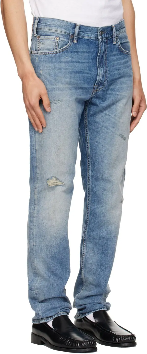 Acne Studios Belt Loop Jeans - Medium Blue