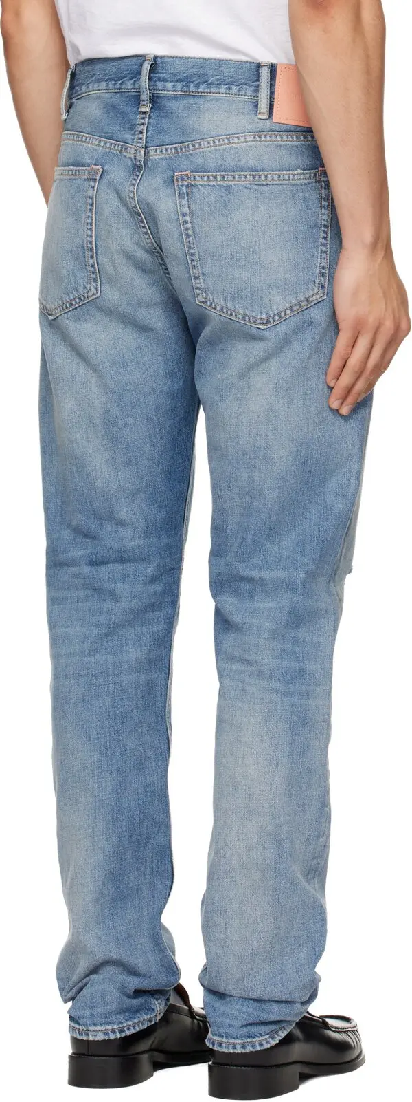 Acne Studios Belt Loop Jeans - Medium Blue