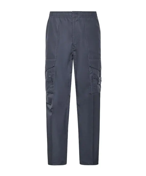 Stone Island Elasticated Cargo Pants - Blue