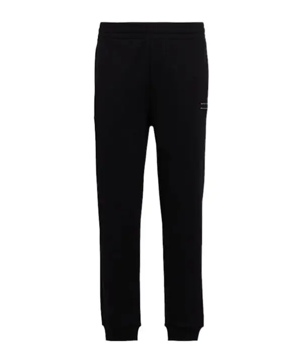 Moncler Logo Cotton Fleece Track Pants - Black
