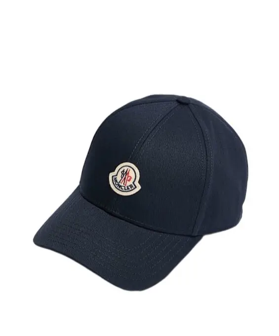 Moncler Logo Baseball Cap - Black