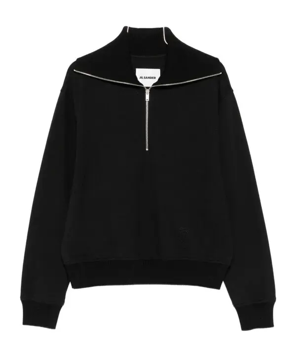 JIL SANDER Quarter Zip Sweater