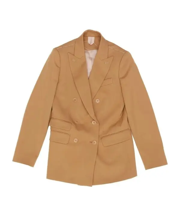 Max Mara Double-breasted Blazer - Nude
