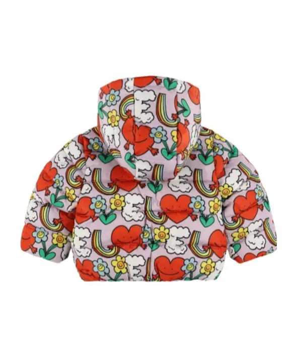 Stella McCartney Printed Puffer Jacket With Hood