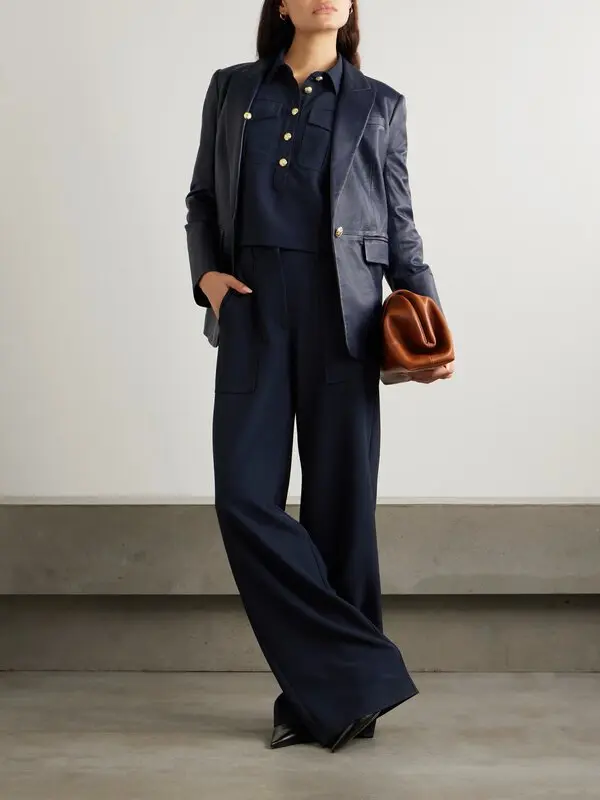 Veronica Beard Cargo Pocket Blouse