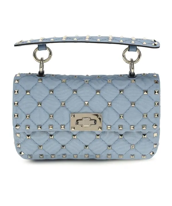 Valentino Garavani Rockstud Spike Shoulder Bag - Blue