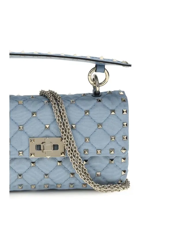 Valentino Garavani Rockstud Spike Shoulder Bag - Blue