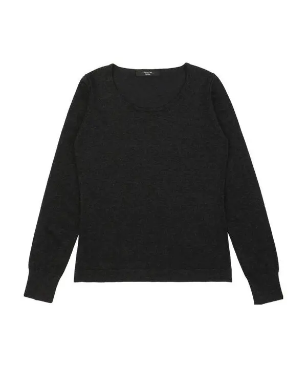 Max Mara Round Neck Long-sleeved Pullover - Gray