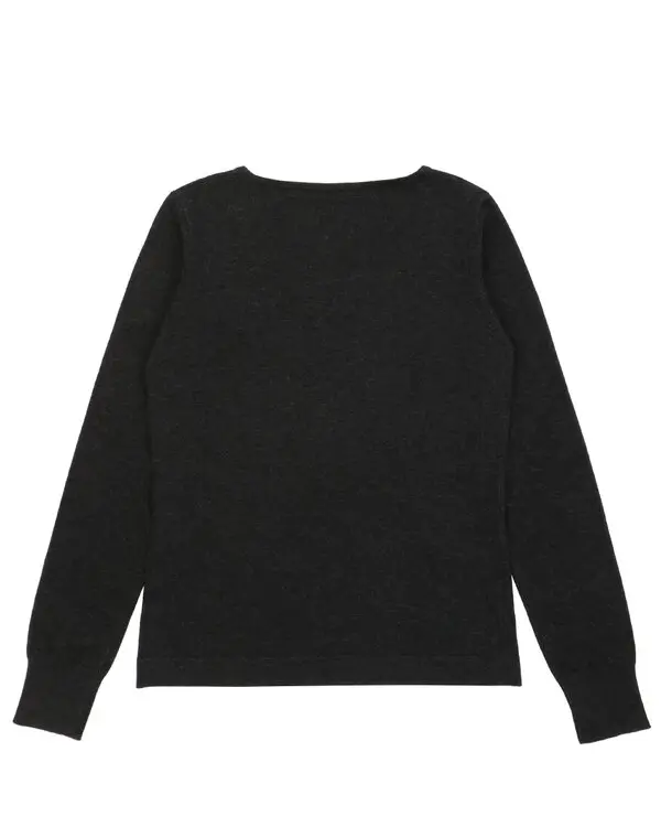 Max Mara Round Neck Long-sleeved Pullover - Gray
