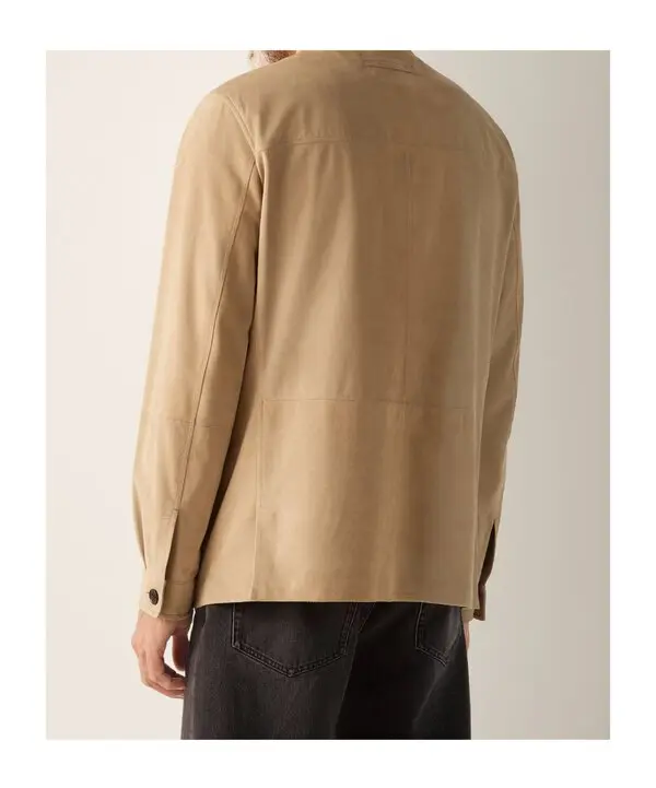 Zegna Stand Collar Button-up Jacket