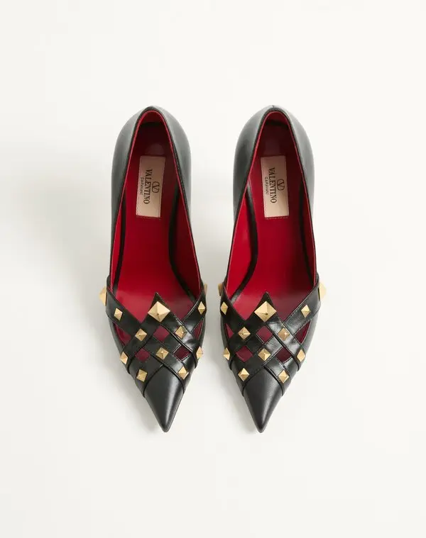 Valentino Garavani Studded Kidskin Pumps 100mm