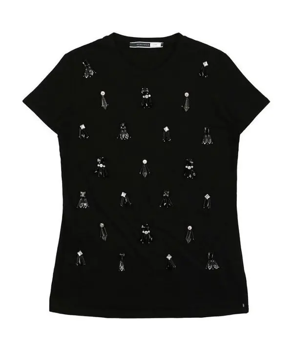 Sportmax Embellished Crewneck T-shirt