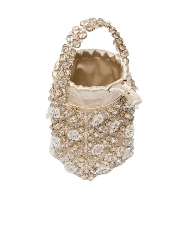 Marella Small Beaded Bucket Bag